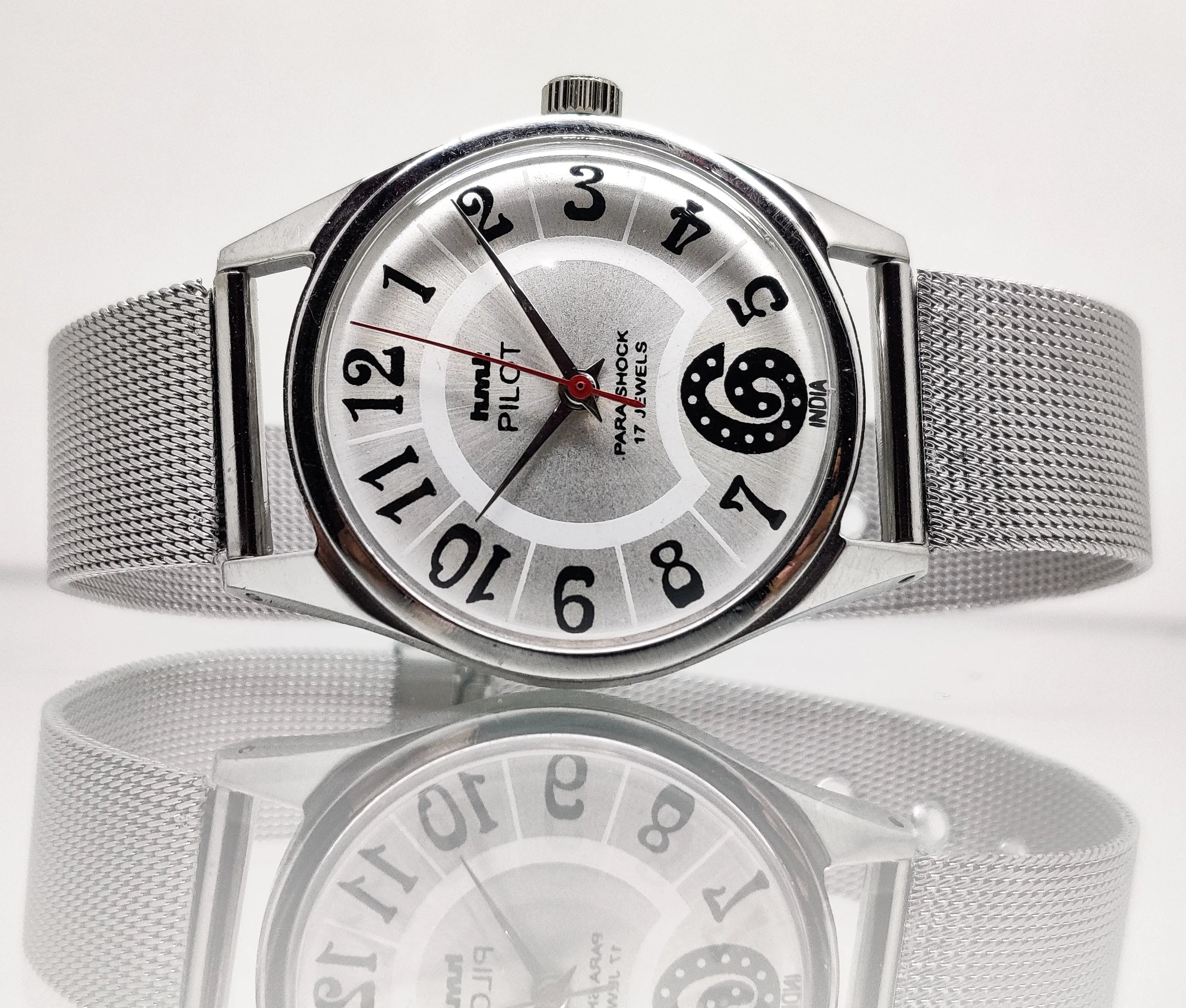 Vintage HMT Pilot HandWinding Watch | Iconic Indian Mechanical Watch – National Watches