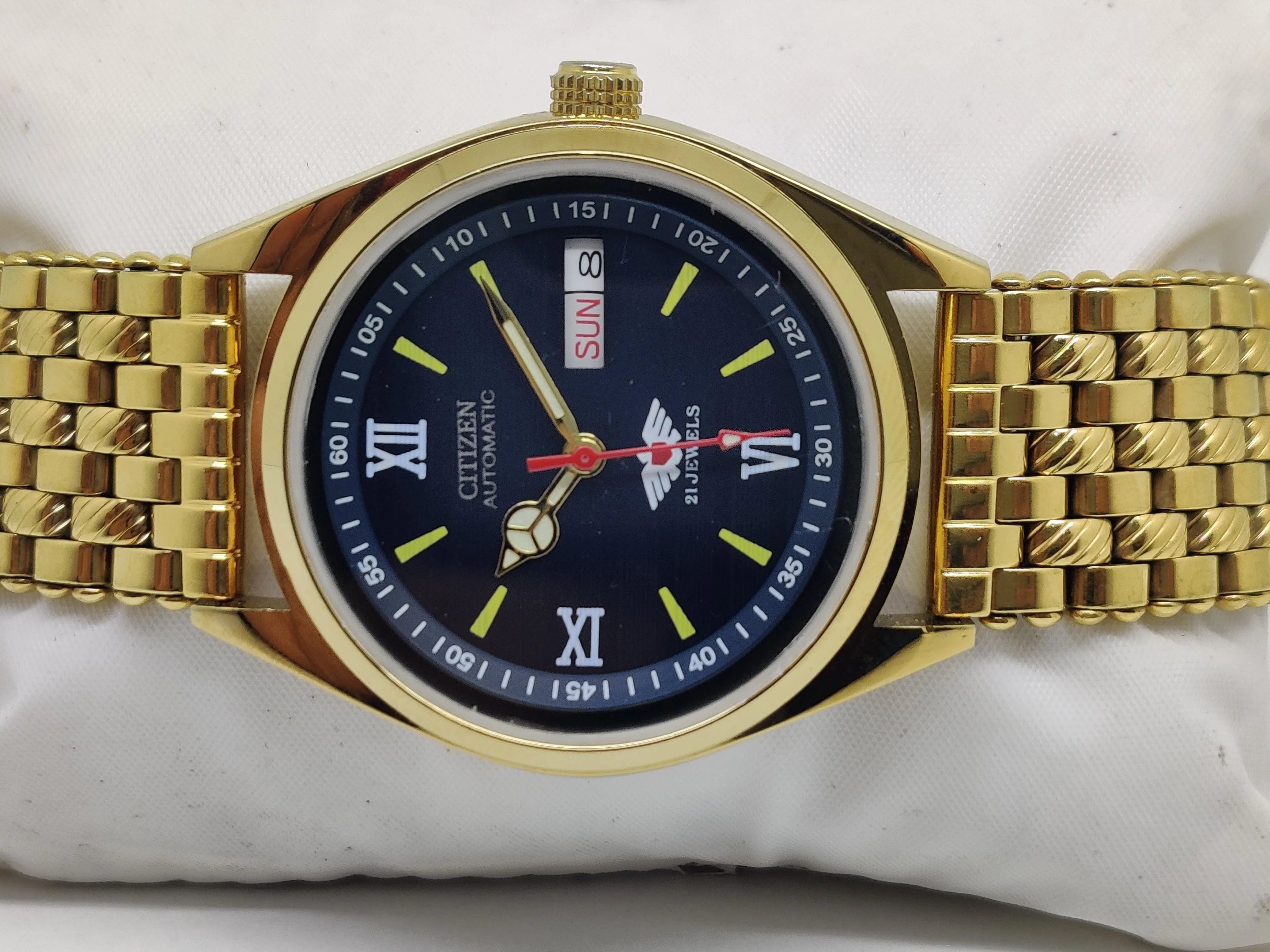 Citizen Automatic 8200 Movement stainless steel Japan Made 21 Jewels ...